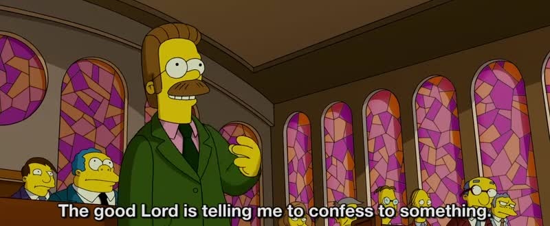 Ned Flanders Swearing Quotes Ned Flanders Stickers For Sale
