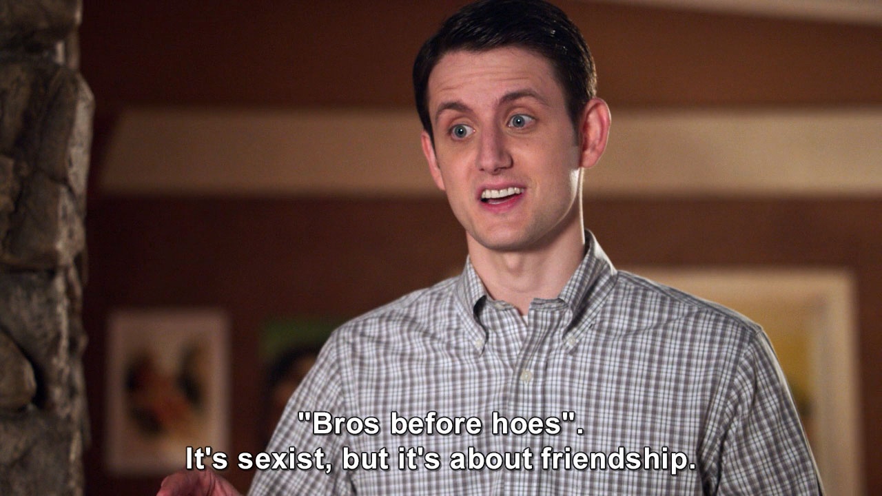"Bros before hoes". It's sexist, but it's about friendship. | Silicon ...