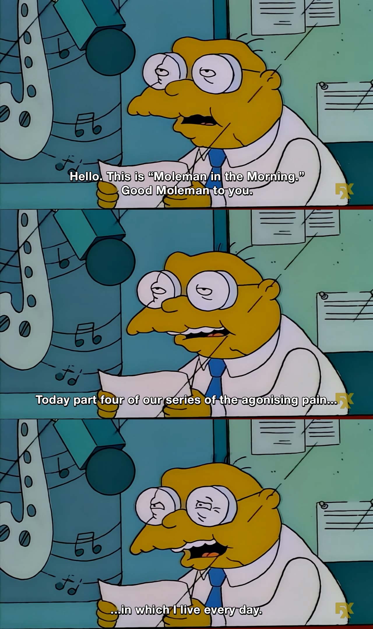 Simpsons Moleman Quotes Man Getting Hit By Football YouTube