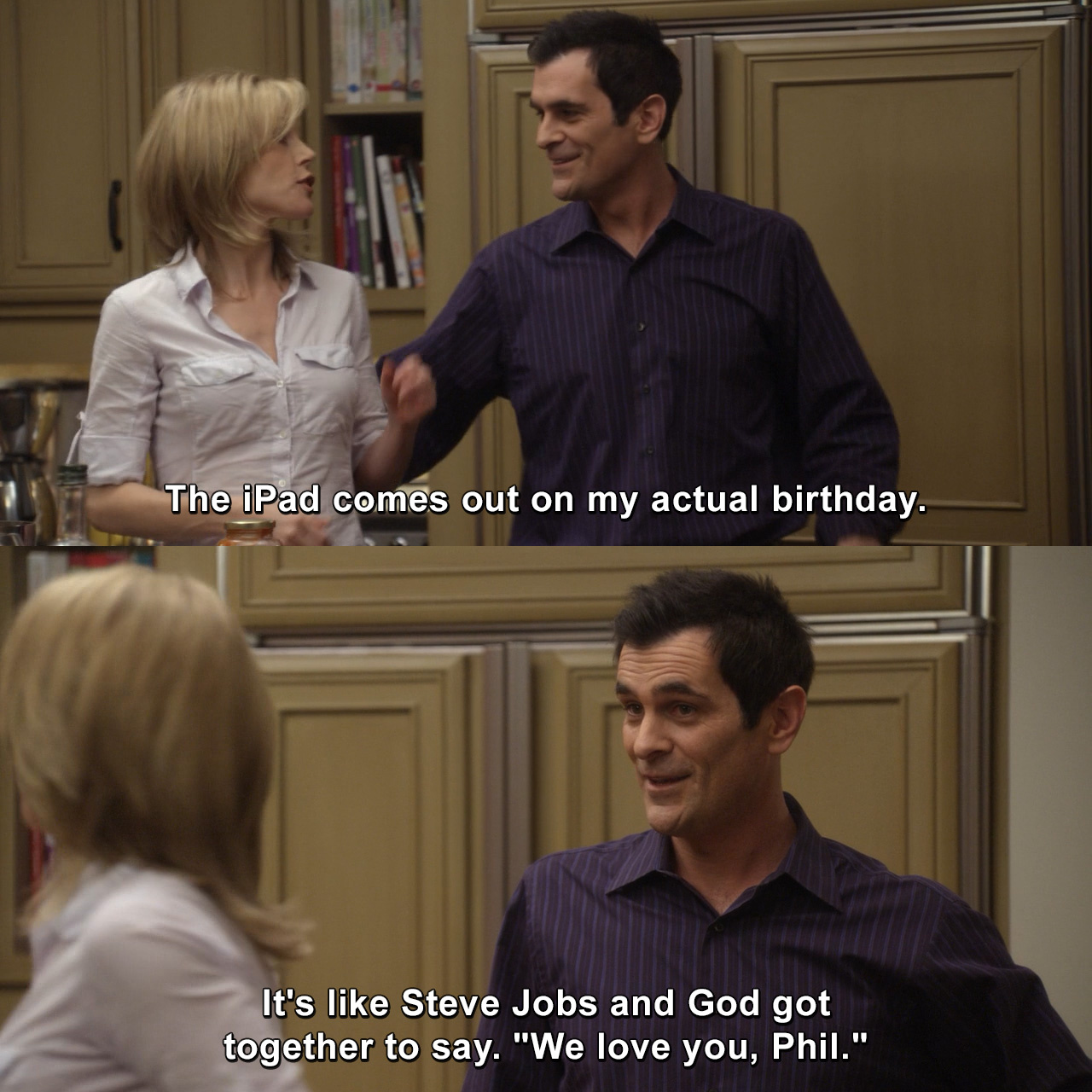 The iPad comes out on my actual birthday. It's like Steve Jobs and God ...