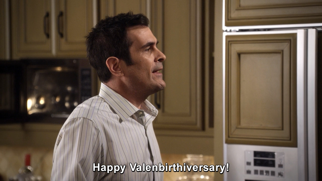 Happy Valenbirthiversary! | Modern Family | TVgag.com