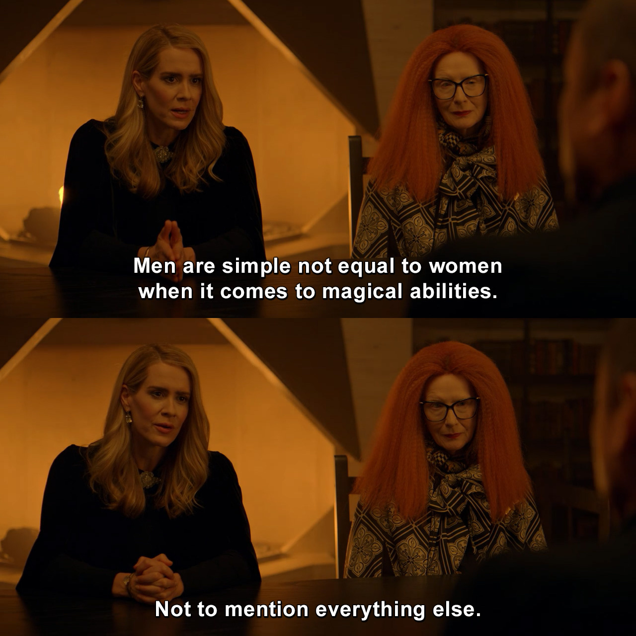 Men are simple not equal to women when it comes to magical abilities ...