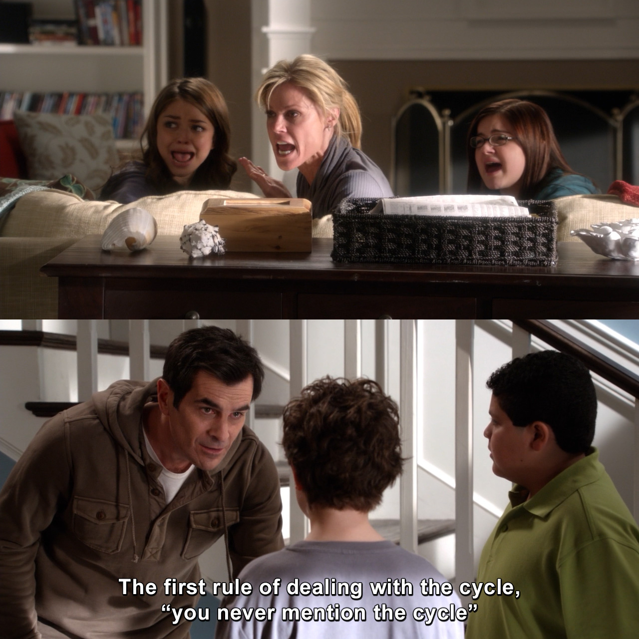 The first rule of dealing with the cycle - you never mention the cycle ...