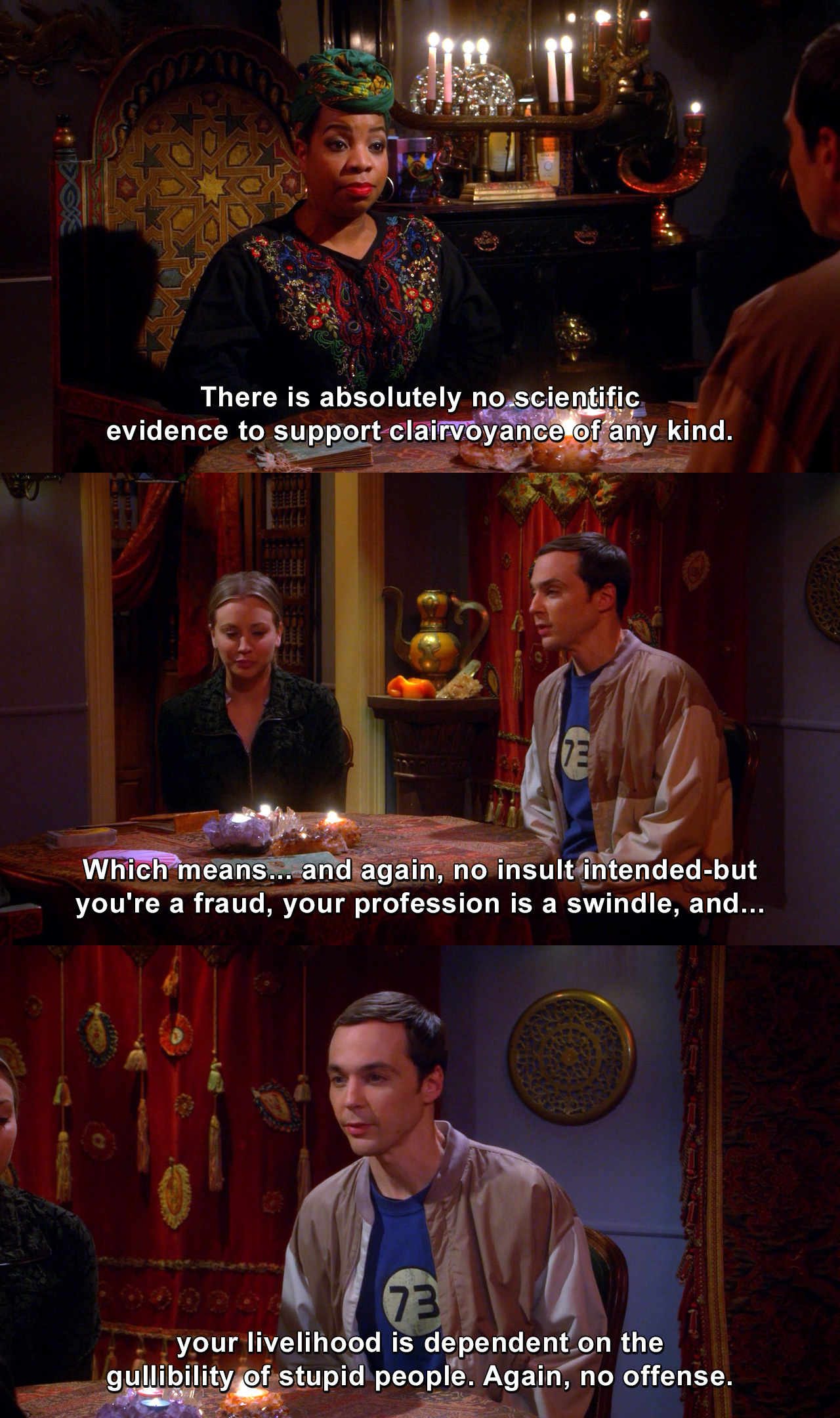 There is absolutely no scientific evidence to support clairvoyance of ...