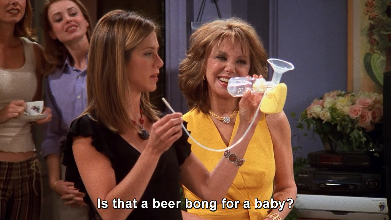 Is that a beer bong for a baby? | Friends | TVgag.com