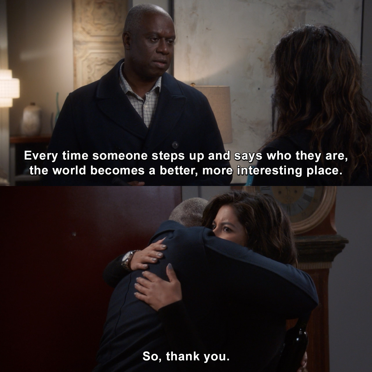 Every time someone steps up and says who they are, the world becomes a ...