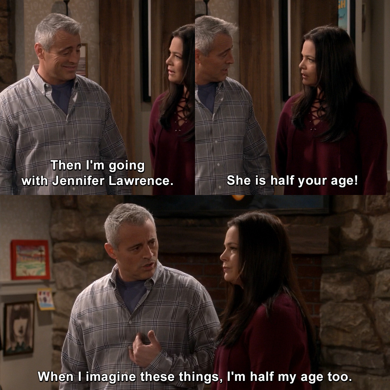 Then Im Going With Jennifer Lawrence She Is Half Your Age Hey When I Imagine These Things I