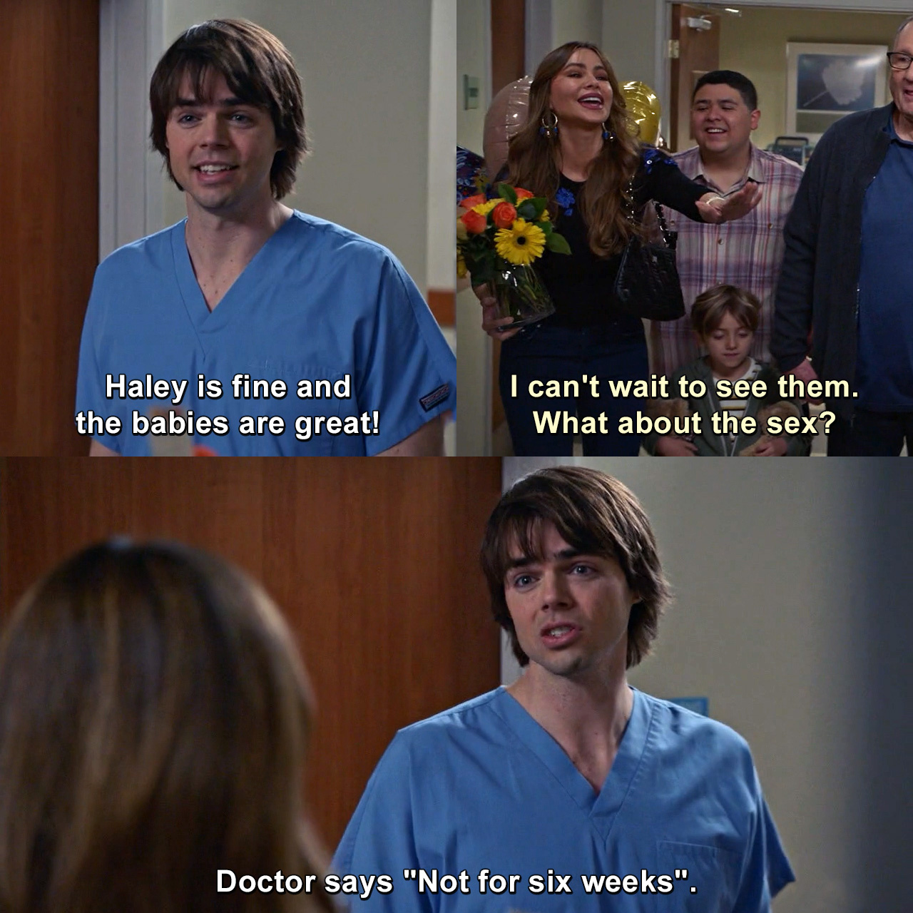 Haley is fine and the babies are great! I can't wait to see them. What ...