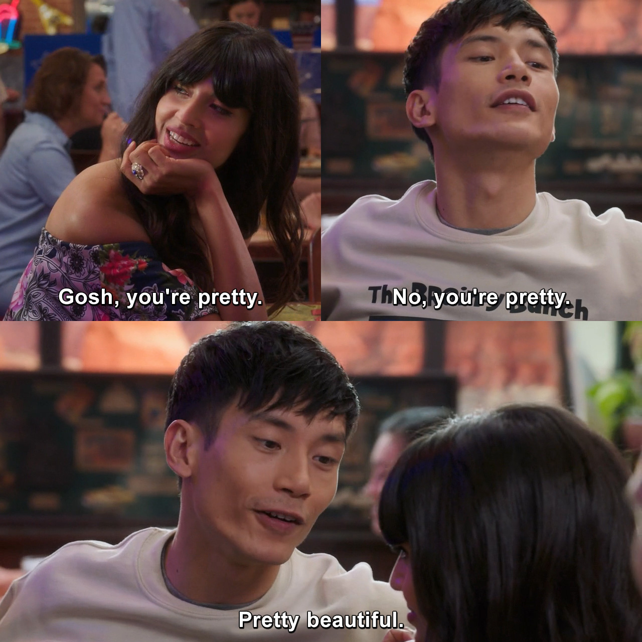 Gosh, you're pretty. No, you're pretty. Pretty beautiful. | The Good ...