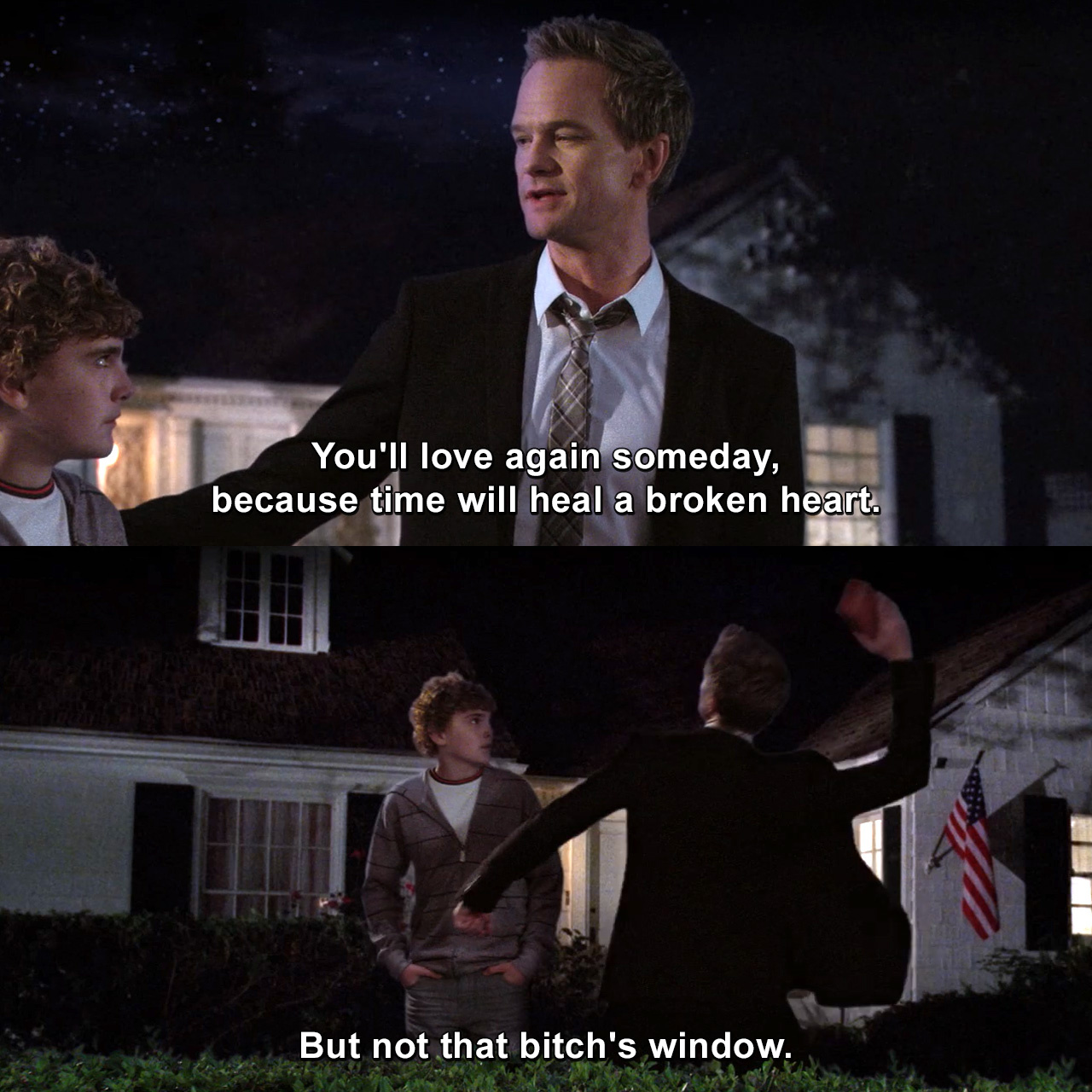 You'll love again someday, because time will heal a broken heart. But ...